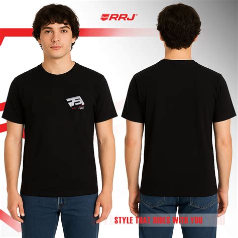 Rrj Mens Basic Tees Semibody Fitting 184713 U Black Shopee Philippines