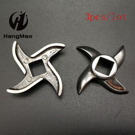 No8 Balde Stainless Steel Meat Grinder Round Blad Grandado