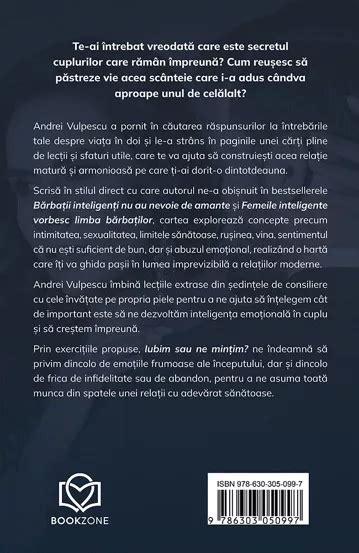 Iubim Sau Ne Mintim De Andrei Vulpescu Bookzone