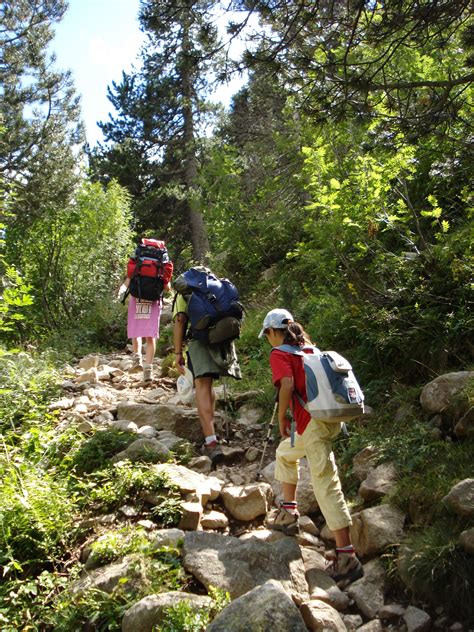Niños Haciendo Escaladas De Montaña 2600 Niña De Escalada En La