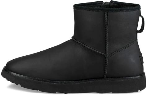 Ugg Classic Mini Zip Waterproof Black 1018453‑blk 1018453 Blk Novelship