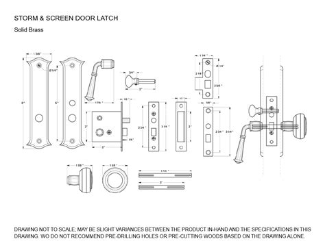 Wood Screen Door Hardware Kit Oil Rubbed Bronze Hardware Wooden