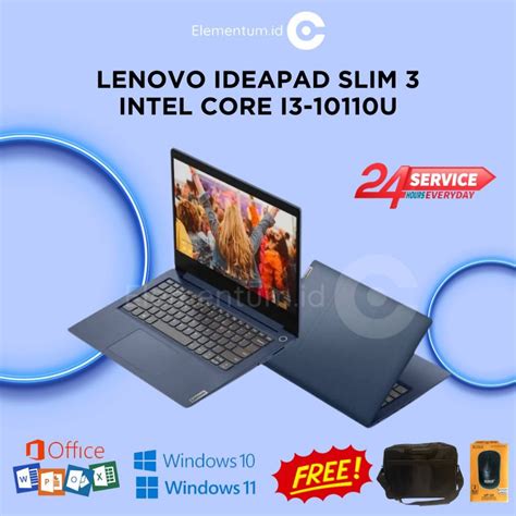 Jual Lenovo Ideapad Slim Intel Core I U Gb Gb Ssd Shopee Indonesia