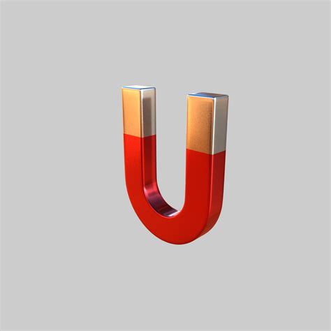 磁铁 3d模型 5 Fbx Stl Obj Dae 3ds Blend Free3d