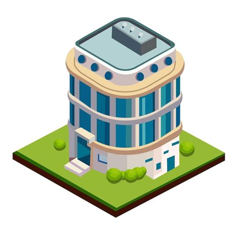 Premium Vector Isometric Building