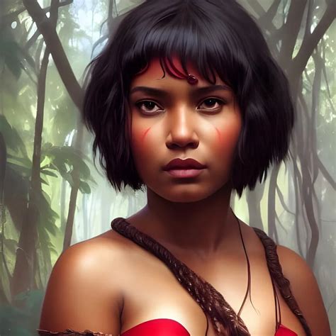 Another Take On Female Mowgli By Wellhellothereisitme On Deviantart