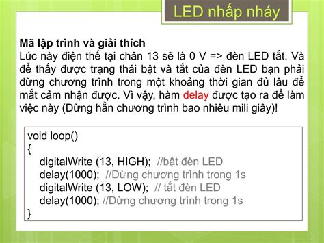 slide lap trinh arduino cho nguoi moi bat dau | PPT