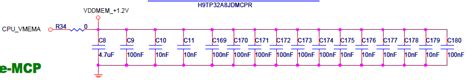 Capacitance Combining Decoupling Capacitors For Sensitive Power Requirements In LPDDR