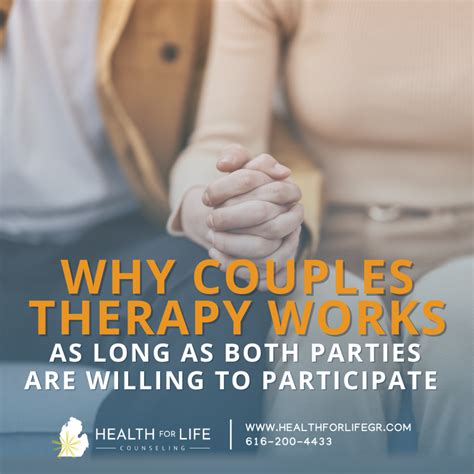 Why Couples Therapy Works Health For Life Counseling