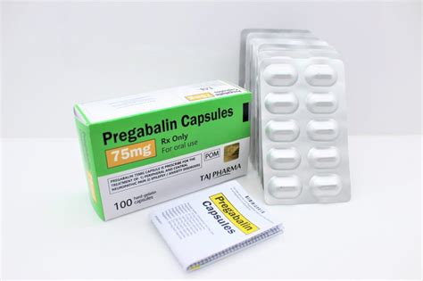 Pregabalin Capsules Usp 75mg Manufacturers And Indian Supplier