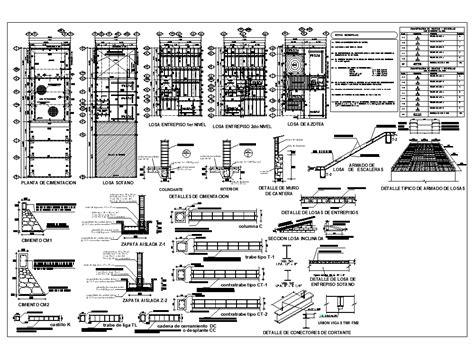 Estructura De Edificio En Autocad Descargar Cad 477 02 Kb Bibliocad