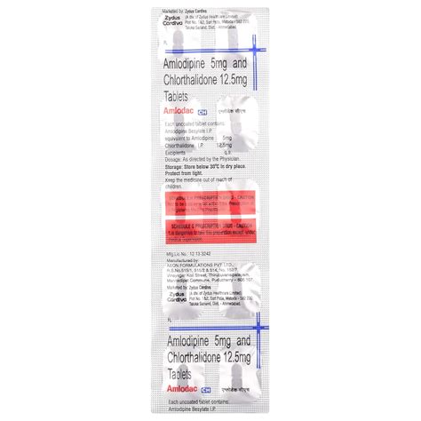 Amlodac Ch Tablet View Usage Side Effects Price And Subtitute Egmedi