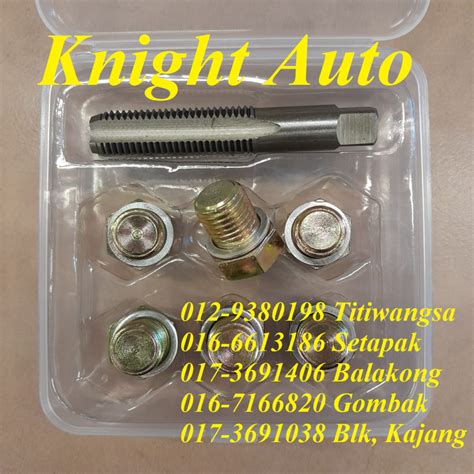 Oil Pan Thread Repair Set M13 1 5 Id36090 Shopee Malaysia