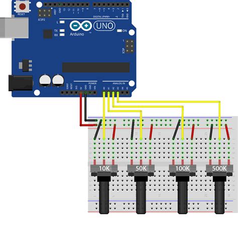 Potentiometerperintang Sebagai Analog Input Arduino Matgyver