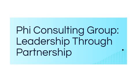 Phi Consulting Reviews And Clients Designrush