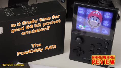 PowKiddy A20 - Is 2022 the year of 64bit pocket emulation? - YouTube