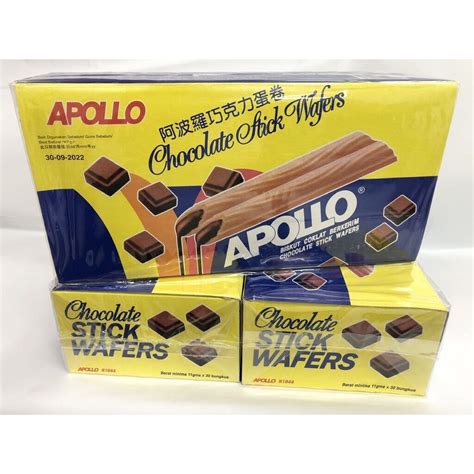 11g X 30s Apollo Wafer Stick Chocolate Cream Chocolate Stick Strawberry Stick Lazada