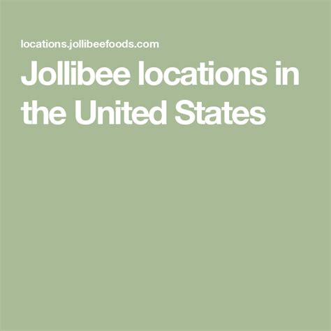 Jollibee Locations In The United States Jollibee Fried Chicken