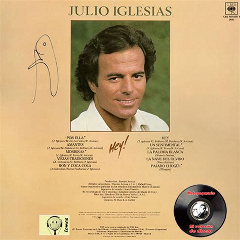 Melopopmusic Julio Iglesias Hey Lp Cbs 1980