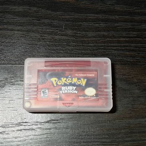 Pokémon Ruby Red Version Game Boy Advance 2002 W Case Tested
