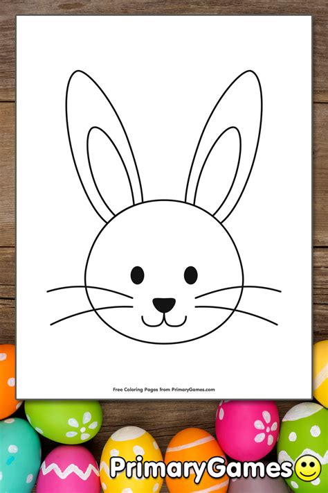 Coloring Pages Easter Bunny Face Printable [2025]