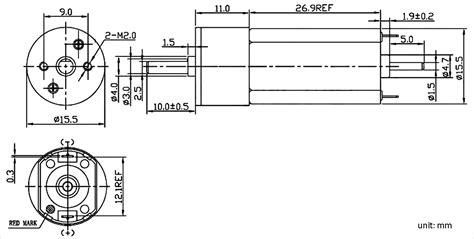 Metal Gearbox Dc Motor Nfp Gm16 Powerful Performance