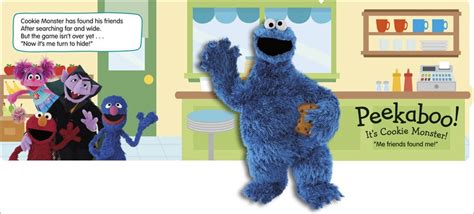 Pop Up Peekaboo Sesame Street Cookie Monster Book By Tori Kosara Bd