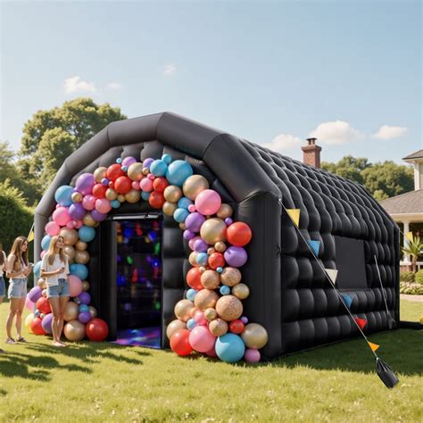 Vevor Inflatable Nightclub 5 X 4 X 38 M Inflatable Party Tent With
