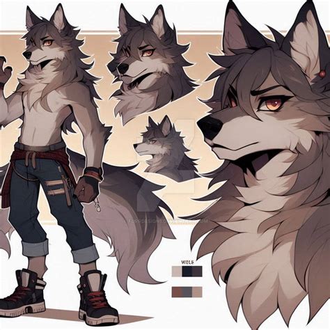 Anthro Wolf 5 By Furrdesigns On Deviantart