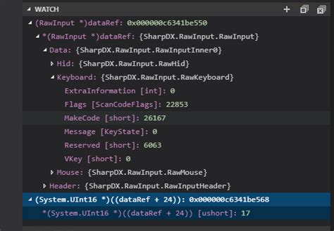 Rawinput Strange Garbage Data In Devicekeyboardinput Handler · Issue