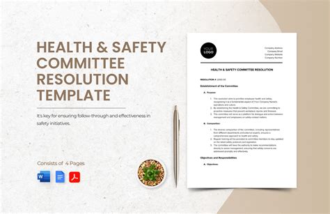 Editable Resolution Templates In Word To Download