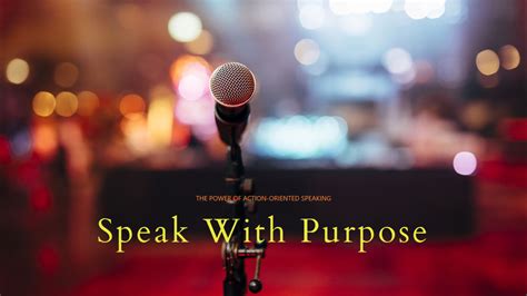 The Power Of Action Oriented Speaking The Power Of Action Oriented Speaking