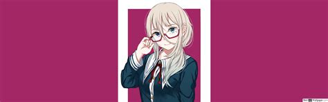 Anime Cute Glasses Girl Hd Wallpapers Wallpaper Cave