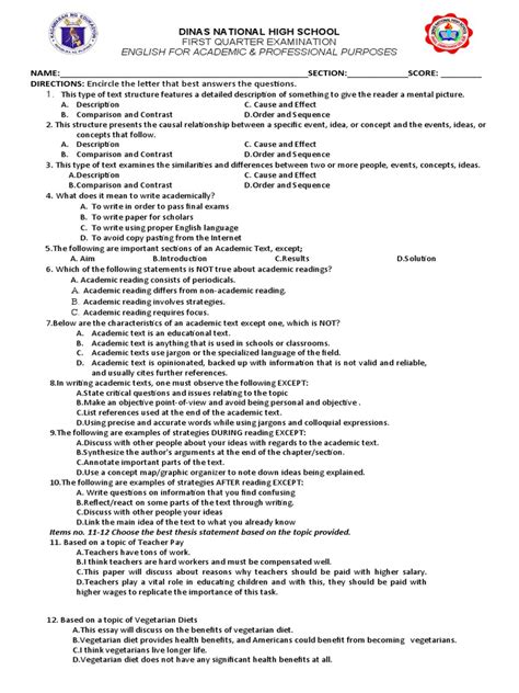 Eapp 1st Q Pdf Causality Concept