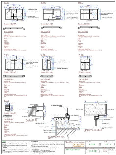 Window Schedule Pdf