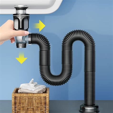 Bathroom Sink Drain Kit Flexible Expandable P Trap Philippines Ubuy