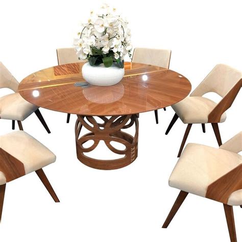 Jogo De Mesa Neli E 6 Cadeiras Lisfen Leroy Merlin