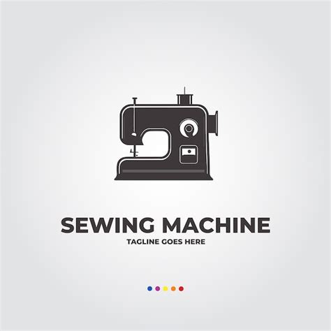 Premium Vector Sewing Machine Logo Design