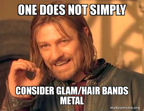 Hair Metal Memes 80s Hair Metal Bands After 2000 Starter Pack