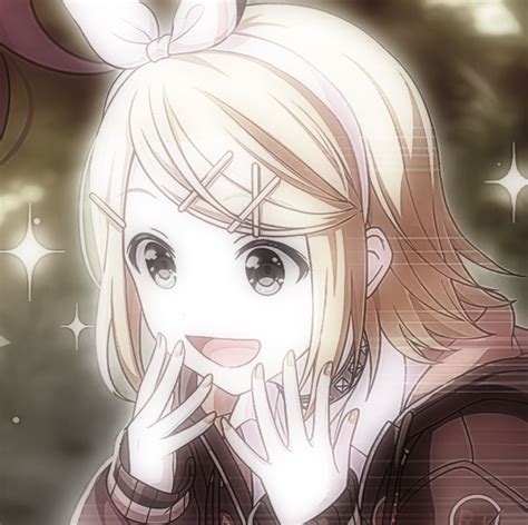 Kagamine Rin Pfp Edited By Me Neon Vocaloid