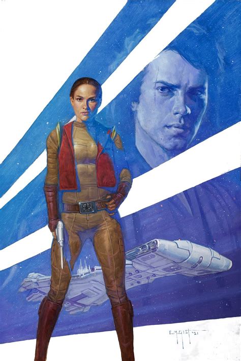 Anakin Skywalker And Padme Amidala Star Wars Drawn By Erik Gist Danbooru