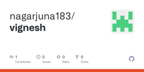 Github Nagarjuna183vignesh