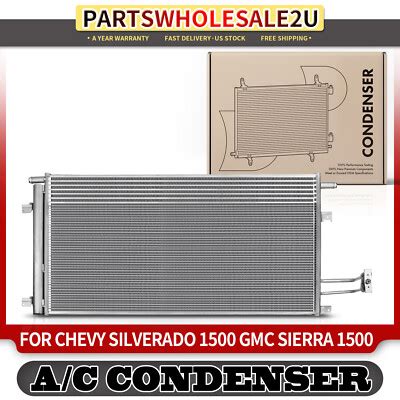 Ac Condenser W Receiver Drier For Chevy Silverado 1500 Tahoe Gmc