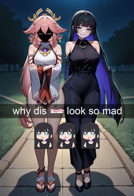 Why Dis Ninja Look So Mad Meme Concept Lora Illustriousxl｜ai Art