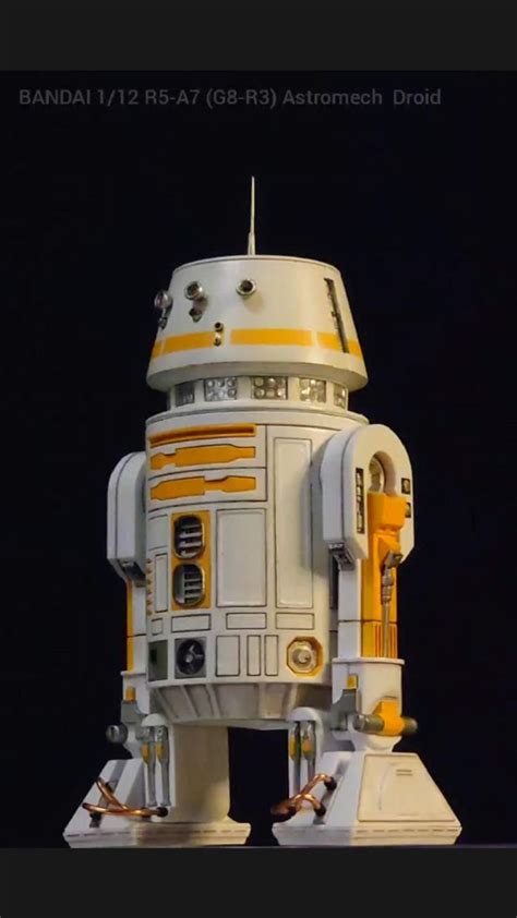 Illuminated Bandai 112 R5 A7 G8 R3 Astromech Droid By Darth Eddious