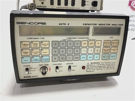 Sencore Lc77 Capacitor Inductor Analyzer With Sencore Scr And Triac