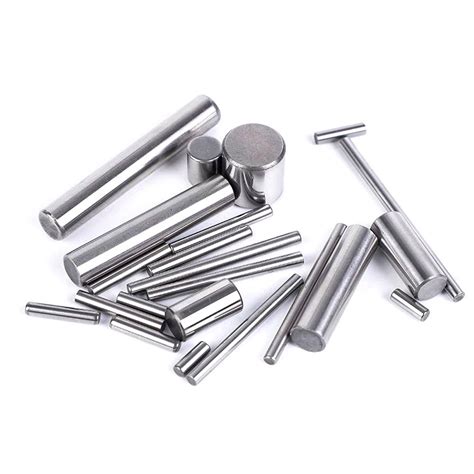 Custom Stainless Steel M5 Locating External Thread Dowel Pins Threaded