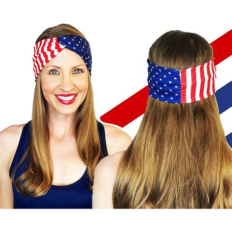 4 Pack Usa American Flag Headbands Dailysale
