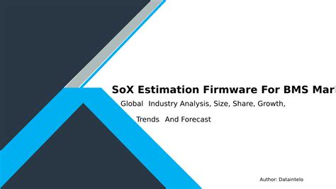 Sox Estimation Firmware For Bms Market Research Report 2033