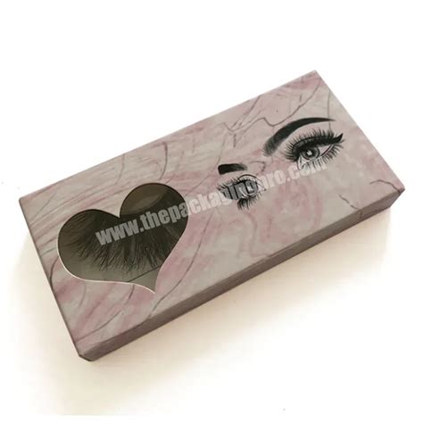 Eyelash Packaging Box For Plastic Eyelash Book Box Packaging And Lashes Cases Paper Eyelash